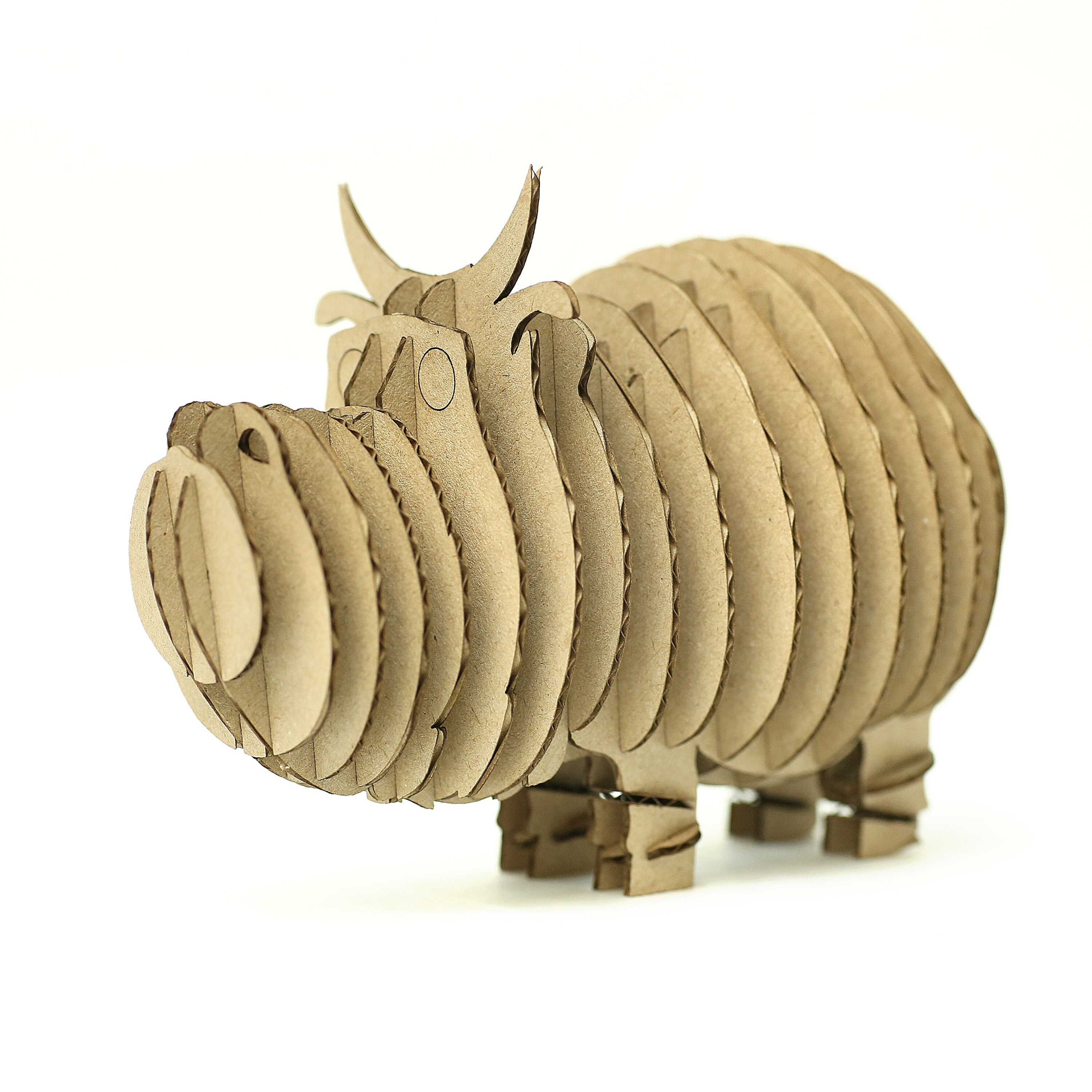Cow 3D Cardboard Puzzle - Etsy