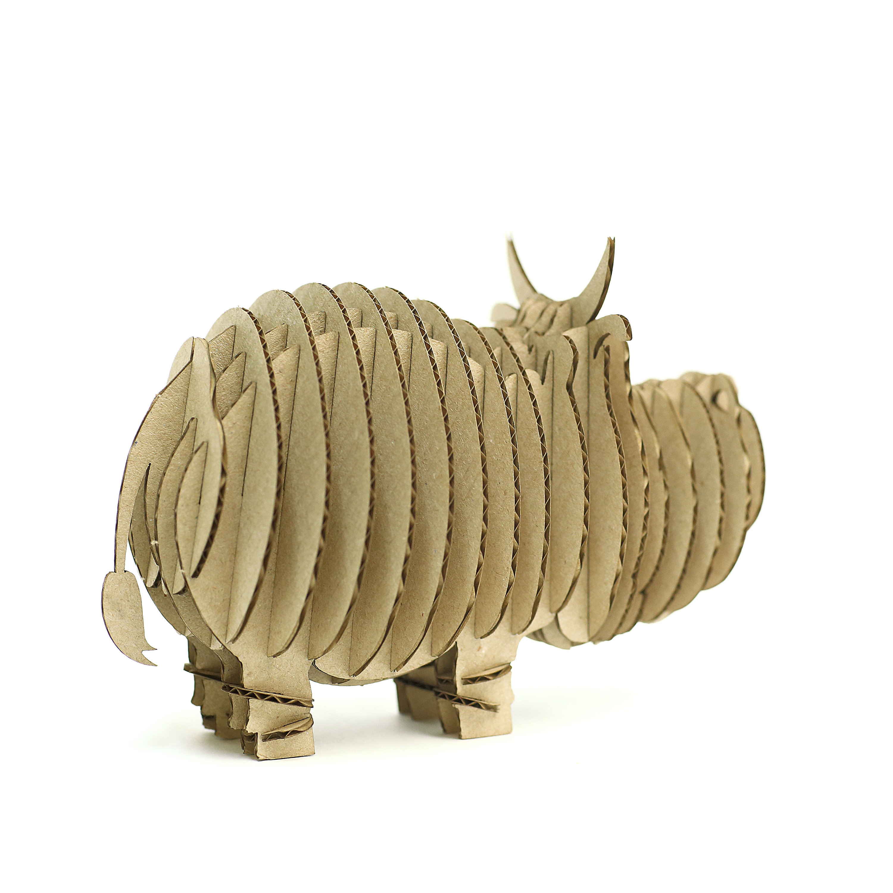 Cow 3D Cardboard Puzzle - Etsy