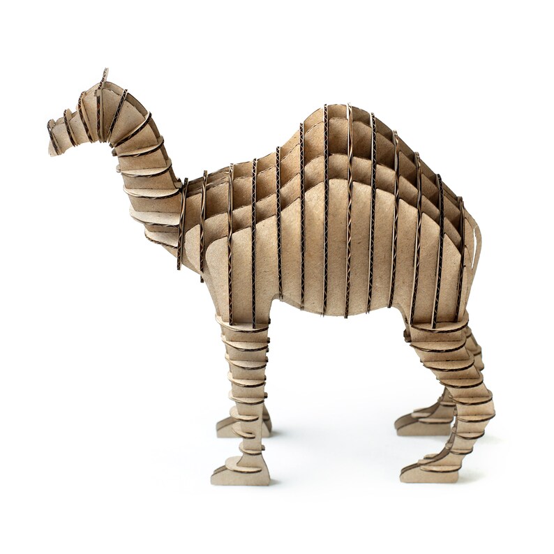 Camel 3D Cardboard Puzzle - Etsy