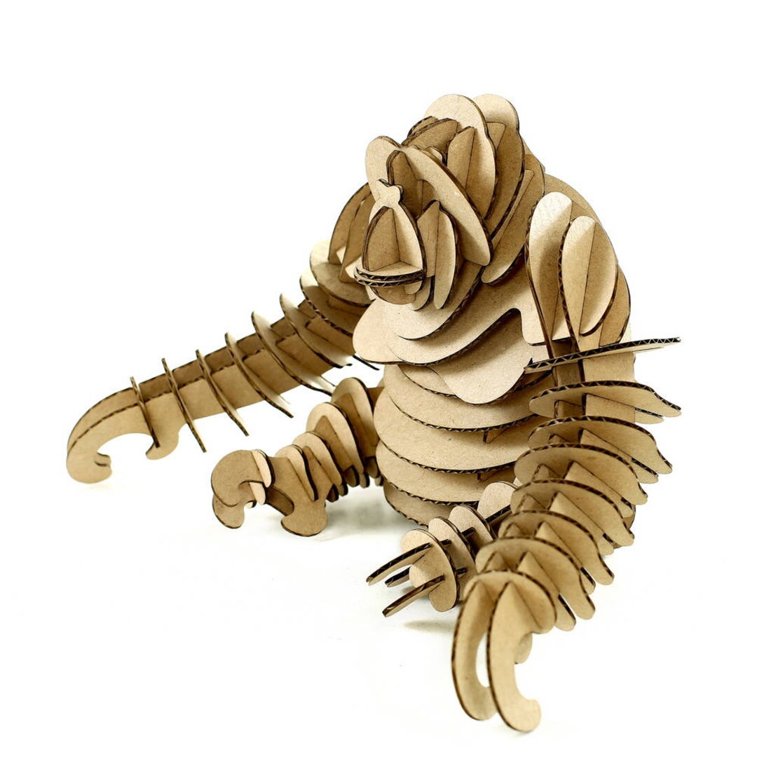 Gorilla 3D Cardboard Puzzle, 3D Puzzle Game, Cardboard Puzzle ...