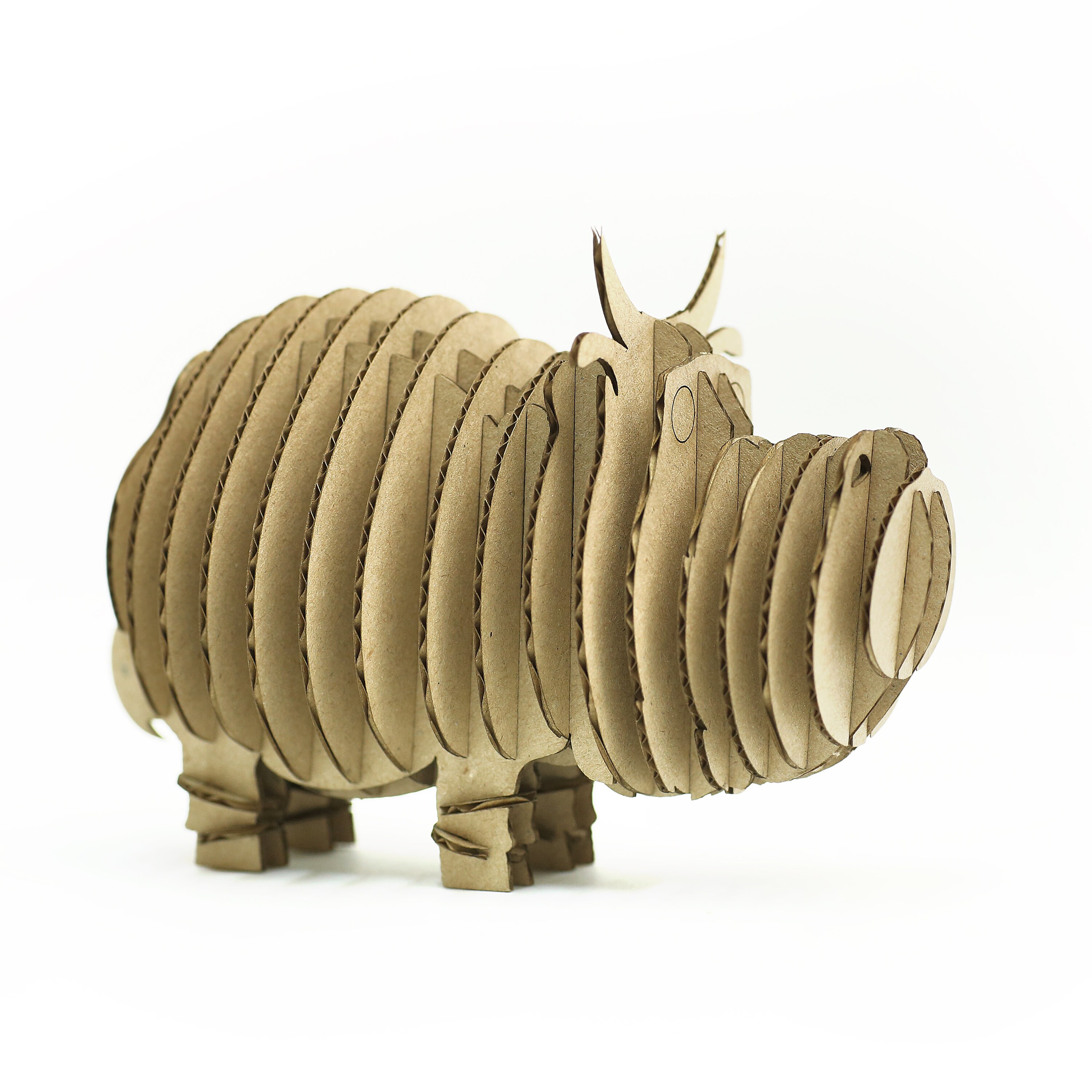 Cow 3D Cardboard Puzzle - Etsy