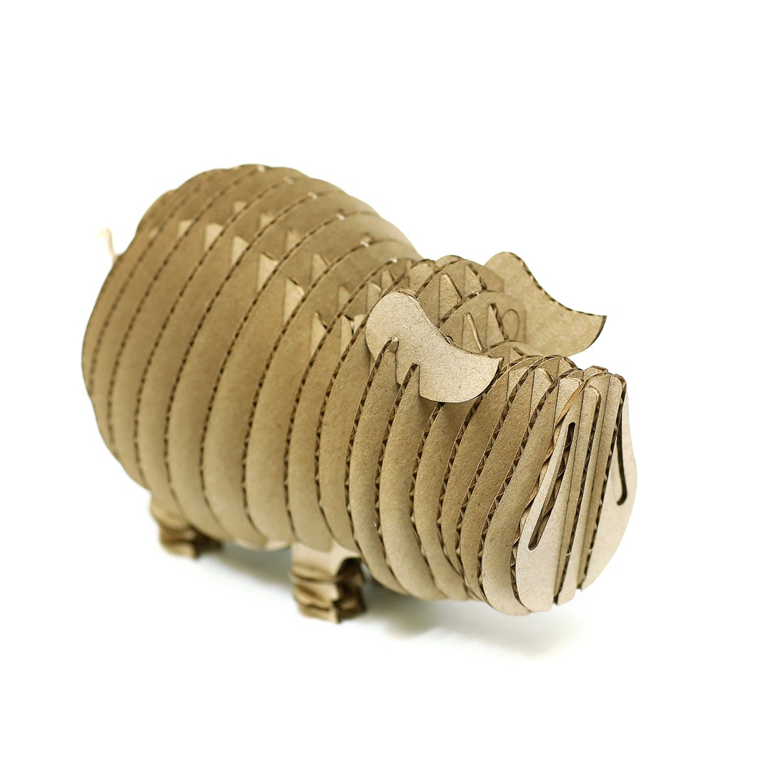 Pig 3D Cardboard Puzzle,3d Puzzle Game,cardboard Puzzle,cardboard Toy ...