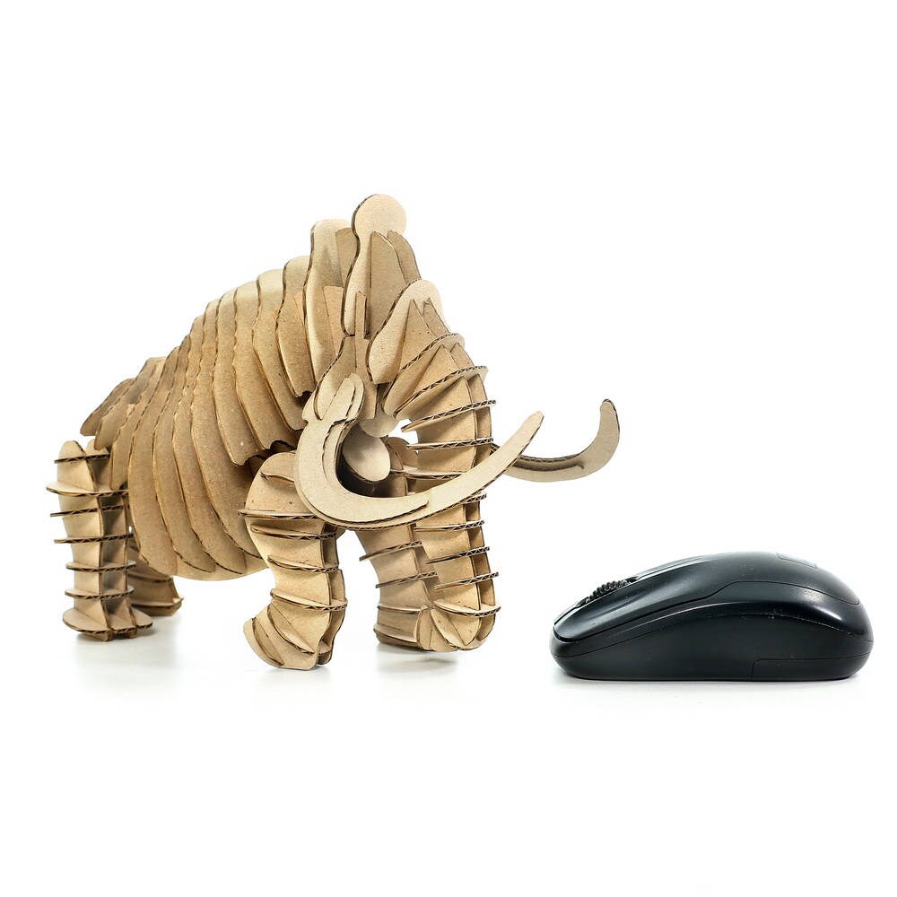 Mammoth 3D Cardboard Puzzle,3d Puzzle Game,cardboard Puzzle,cardboard ...