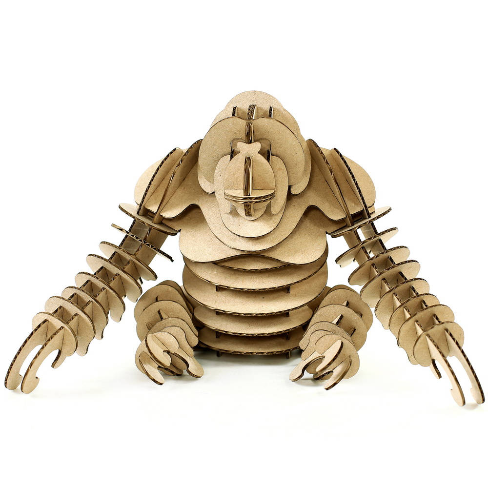 Gorilla 3D Cardboard Puzzle, 3D Puzzle Game, Cardboard Puzzle ...