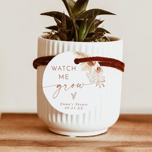 Watch Me Grow Succulent Tags - Etsy