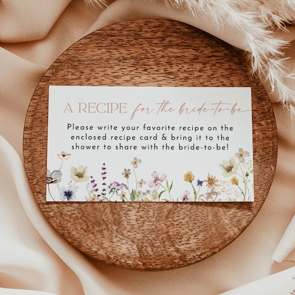 Recipe Request Card Template - Etsy