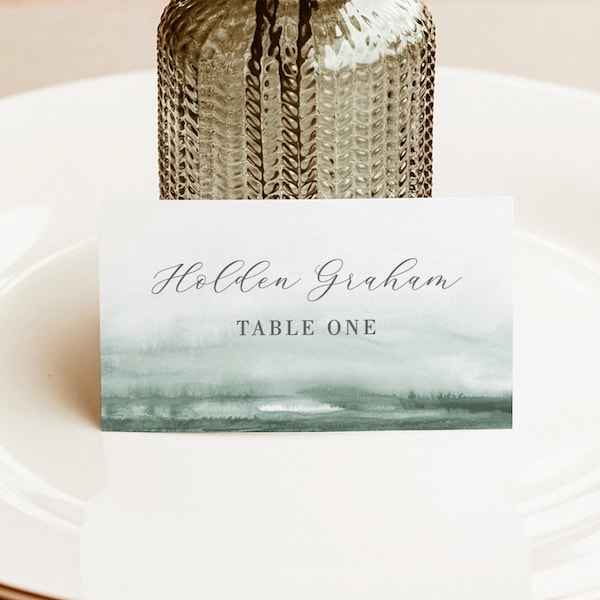 Watercolor Place Cards - Etsy