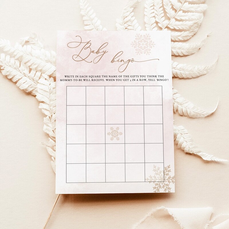 Baby Shower Bingo - Etsy