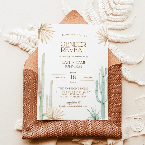 Desert Party Invitation - Etsy
