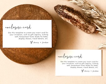 Wedding Insert Card - Etsy