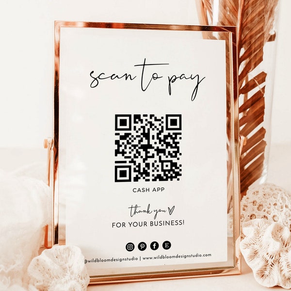 Wedding Scan Code Sign - Etsy