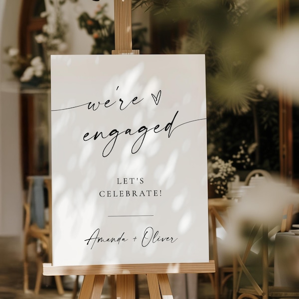 Engagement Party Welcome Sign - Etsy