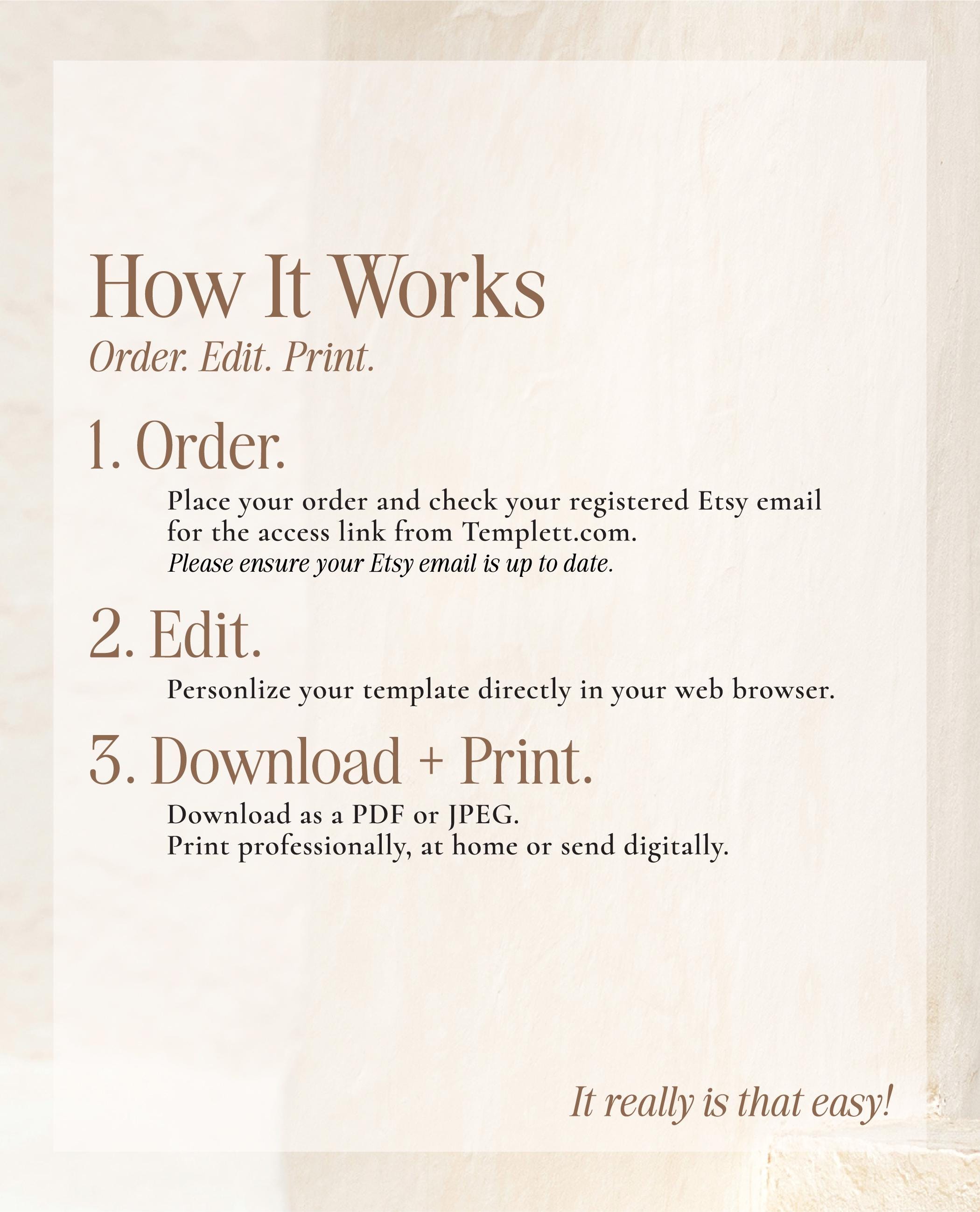 Wedding Fan Sign Template, for Our Number One Fans, Minimalist Wedding ...