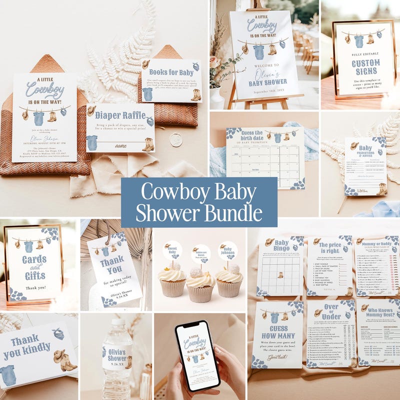 Little Cowboy Signs Svg - Etsy