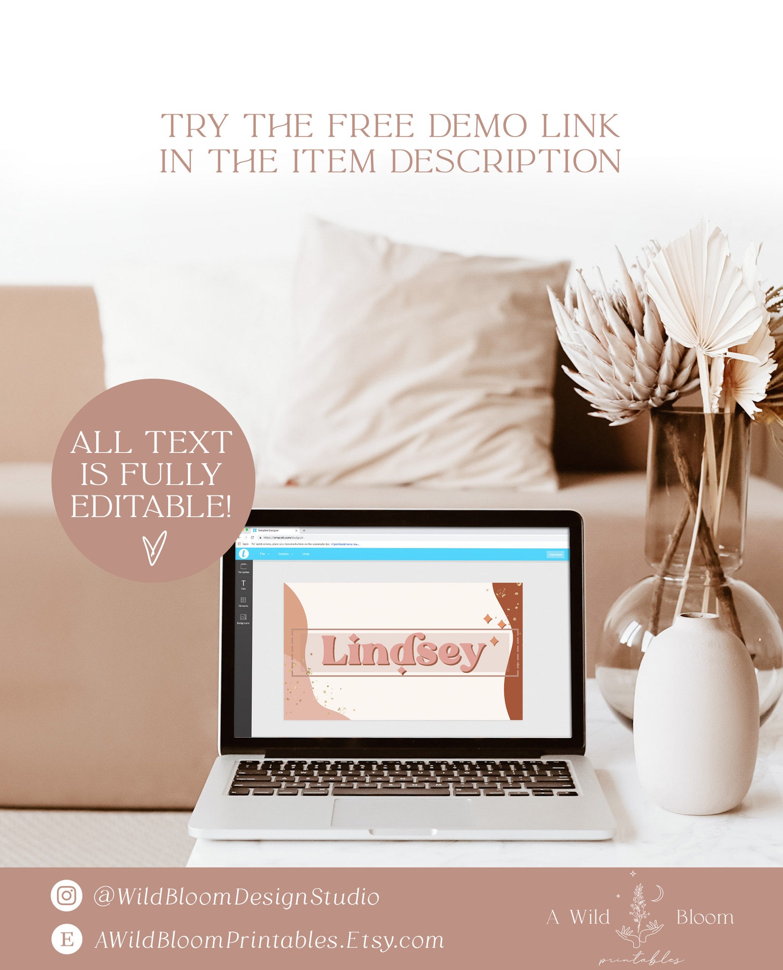 Retro Name Tag Template Disco 70s Bachelorette Party - Etsy