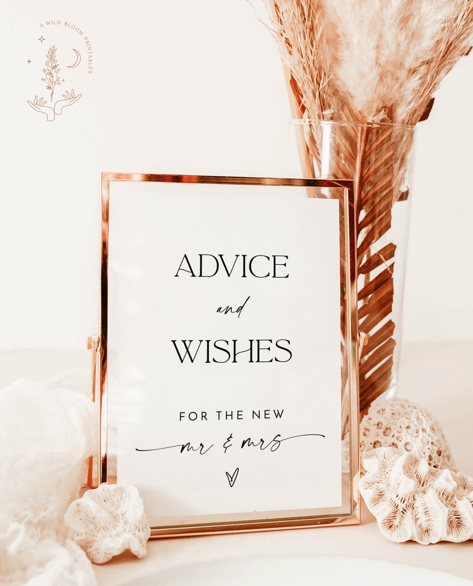 Advice and Wishes Wedding Sign Modern Wedding Sign Advice - Etsy