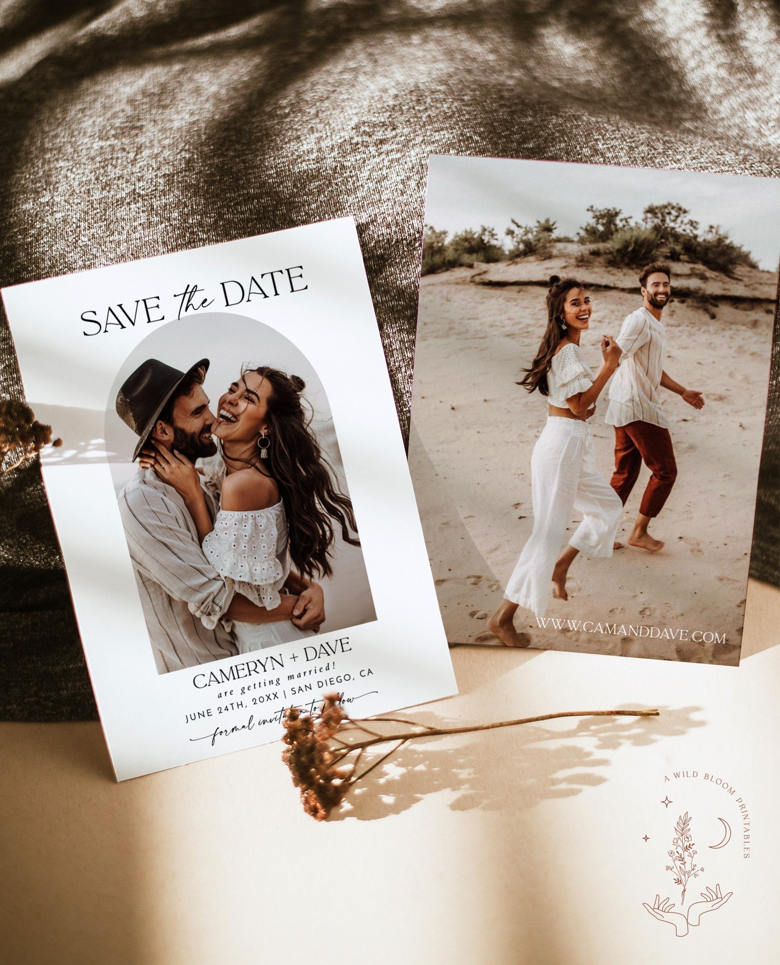 Photo Save the Date Template Modern Save the Date Template - Etsy