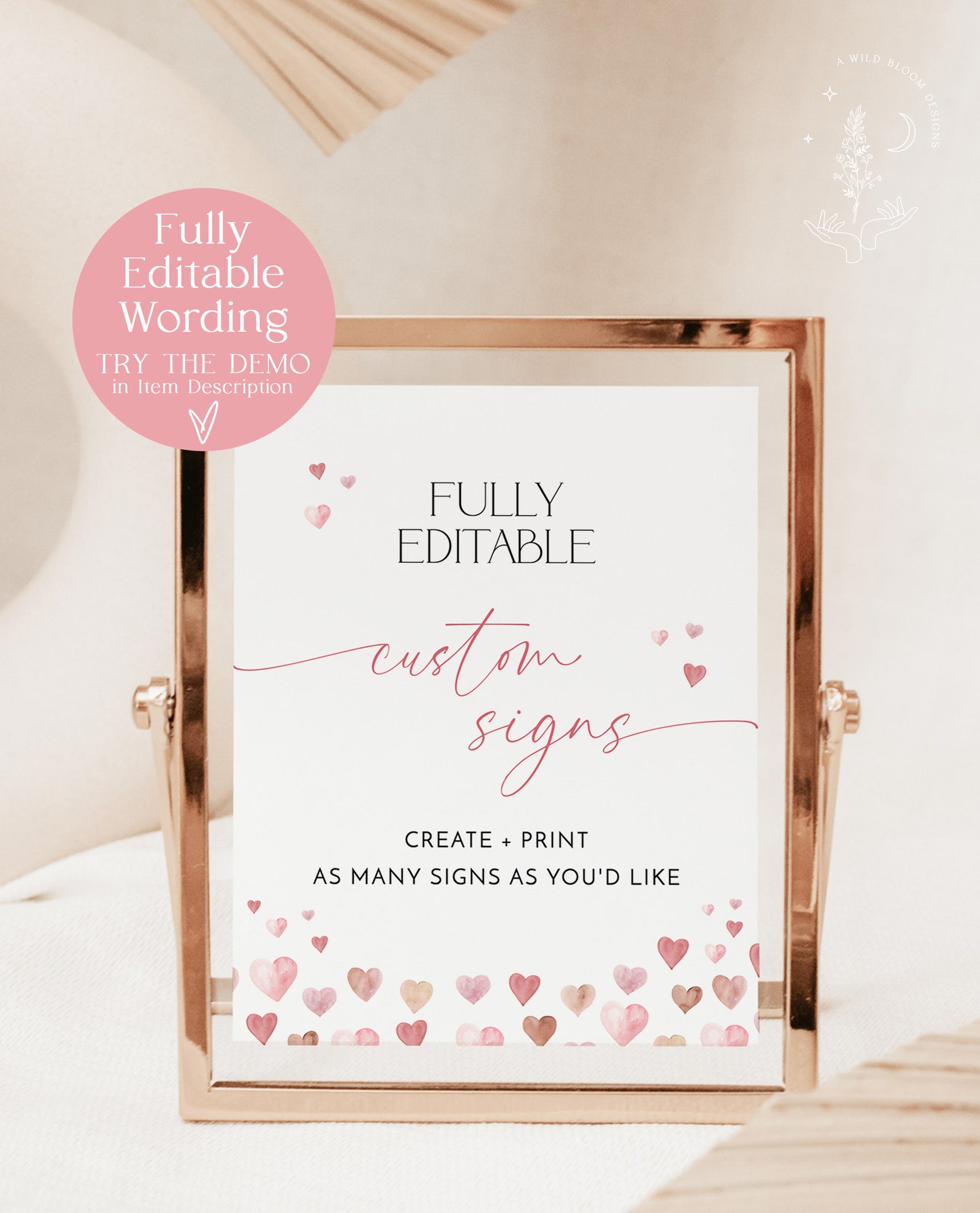 Girl Baby Shower Signs, Little Sweetheart, Custom Signage, Blush Pink ...