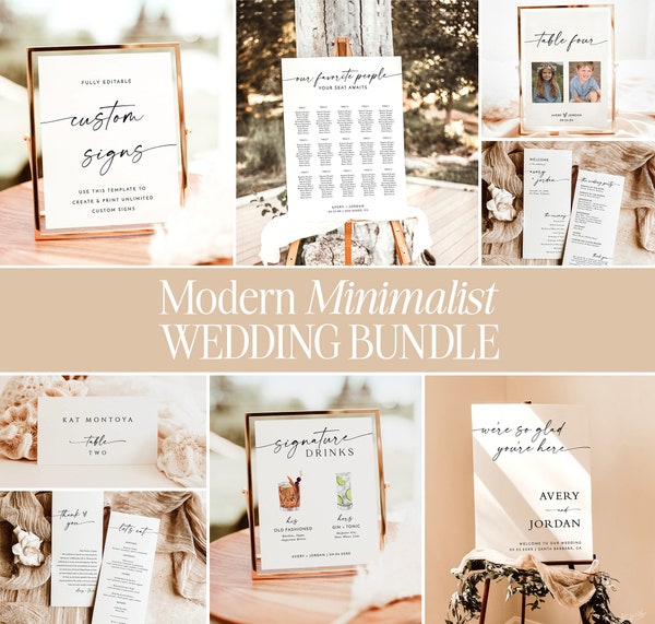 EDITABLE Cash Bar Menu Template for Printing Instant Download Perfect ...