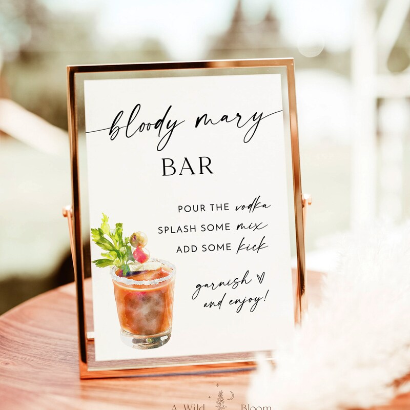Bloody Mary Sign - Etsy