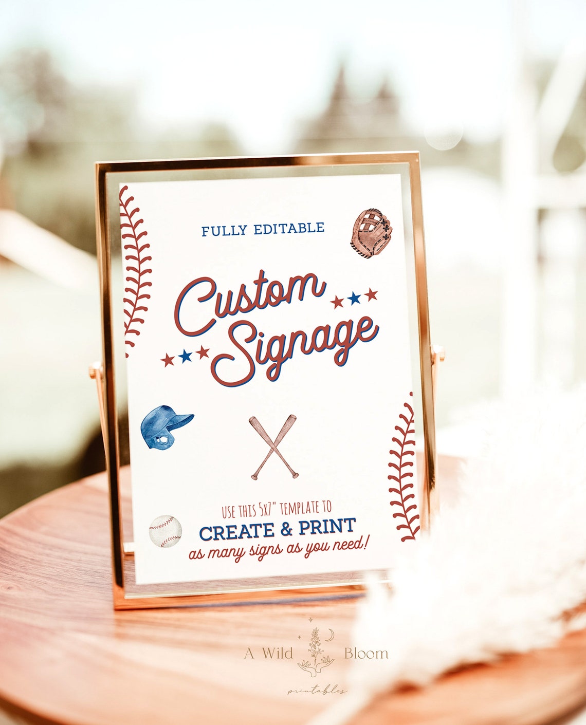 Baseball Baby Shower Custom Sign, Baseball Birthday Party Custom Sign ...