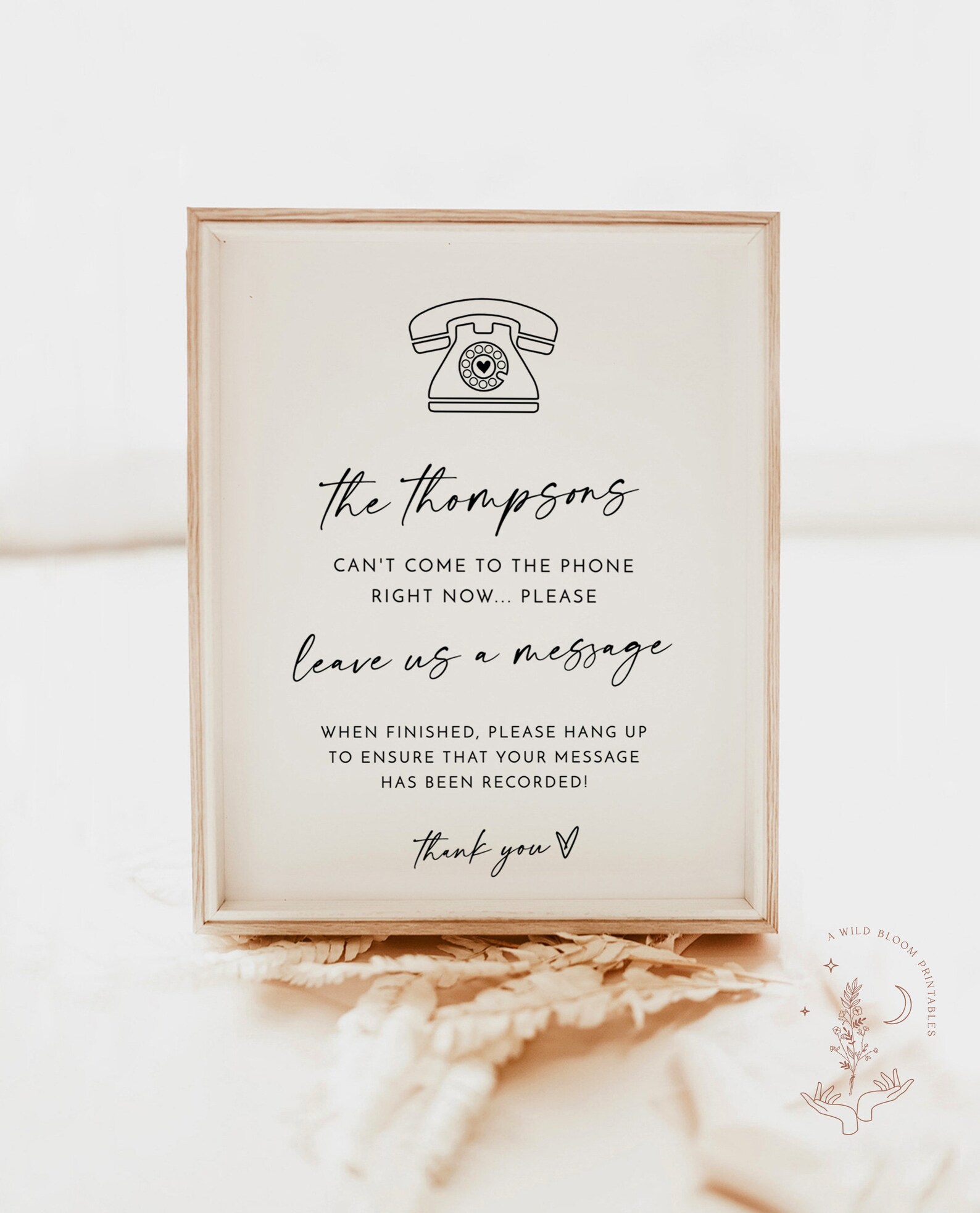 Phone Message Guest Book Audio Guestbook Sign Pick up the - Etsy