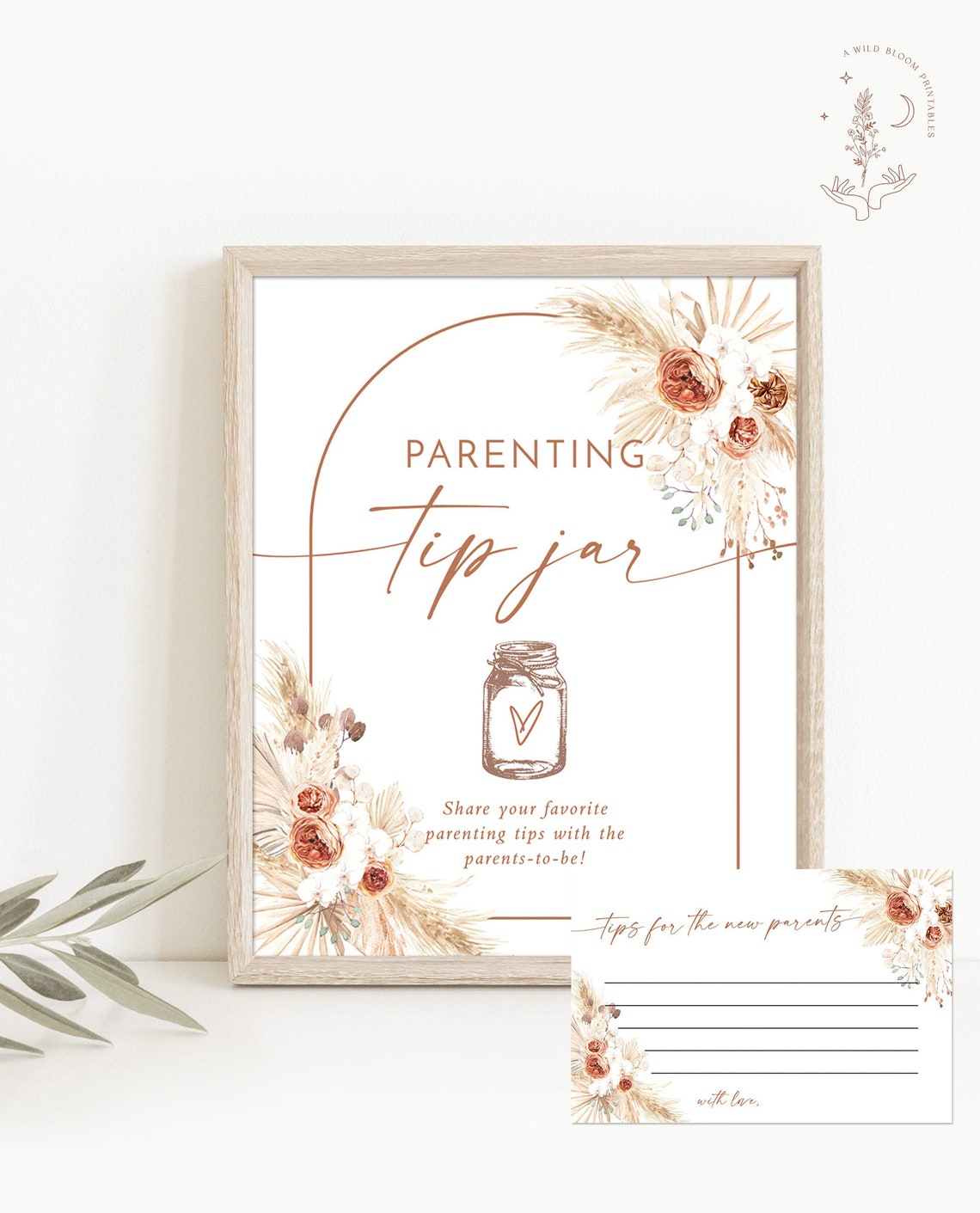 Advice for New Parents Baby Shower Advice Boho Baby Shower | Etsy