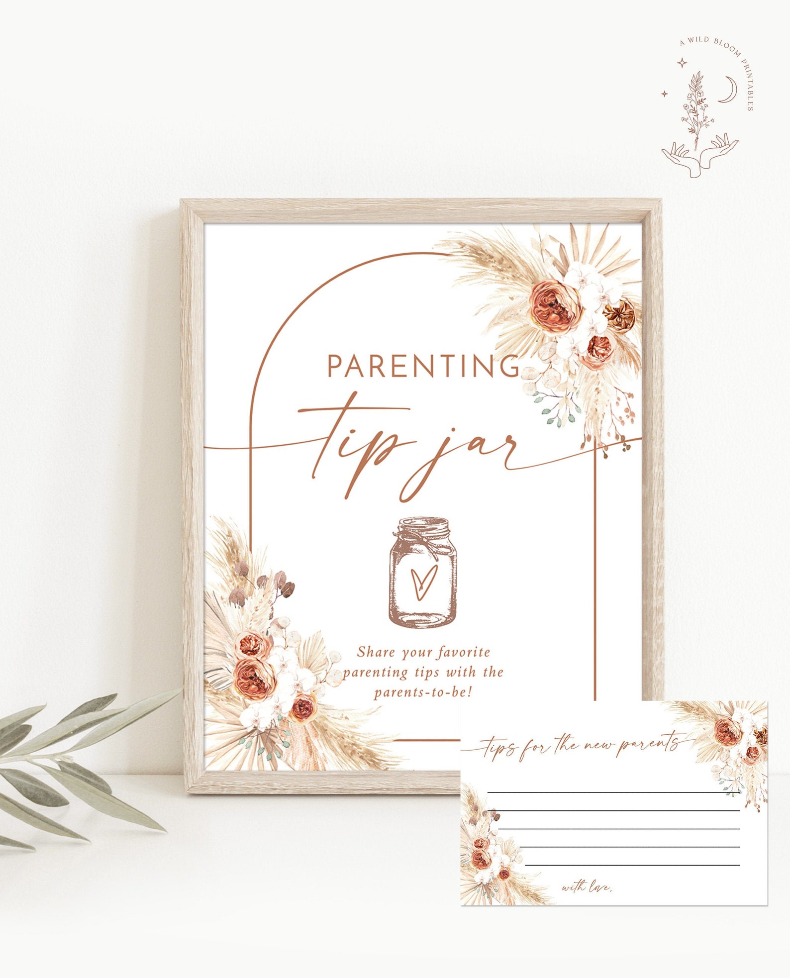 Advice for New Parents Baby Shower Advice Boho Baby Shower | Etsy