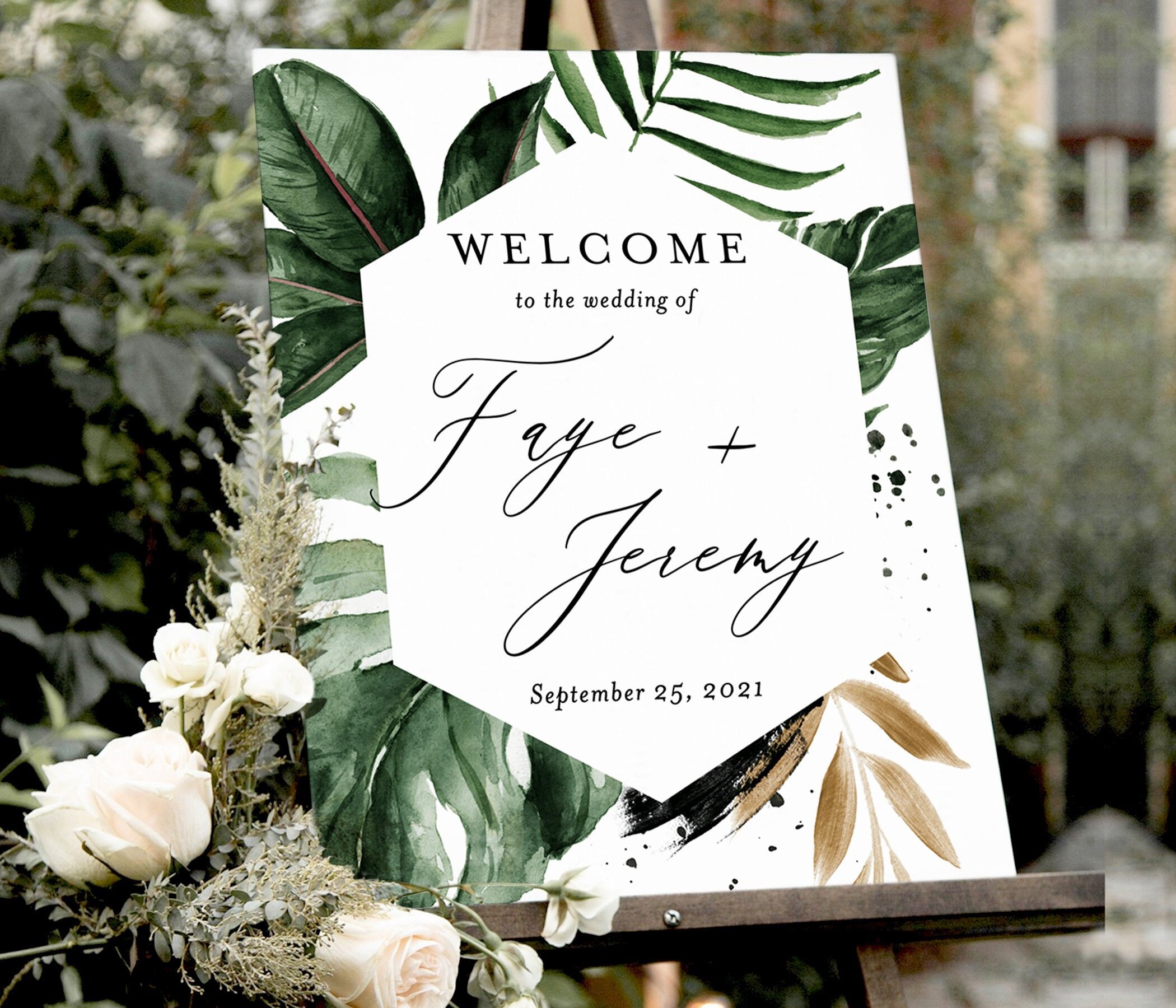 Printable Welcome Sign Poster Editable Wedding Poster | Etsy