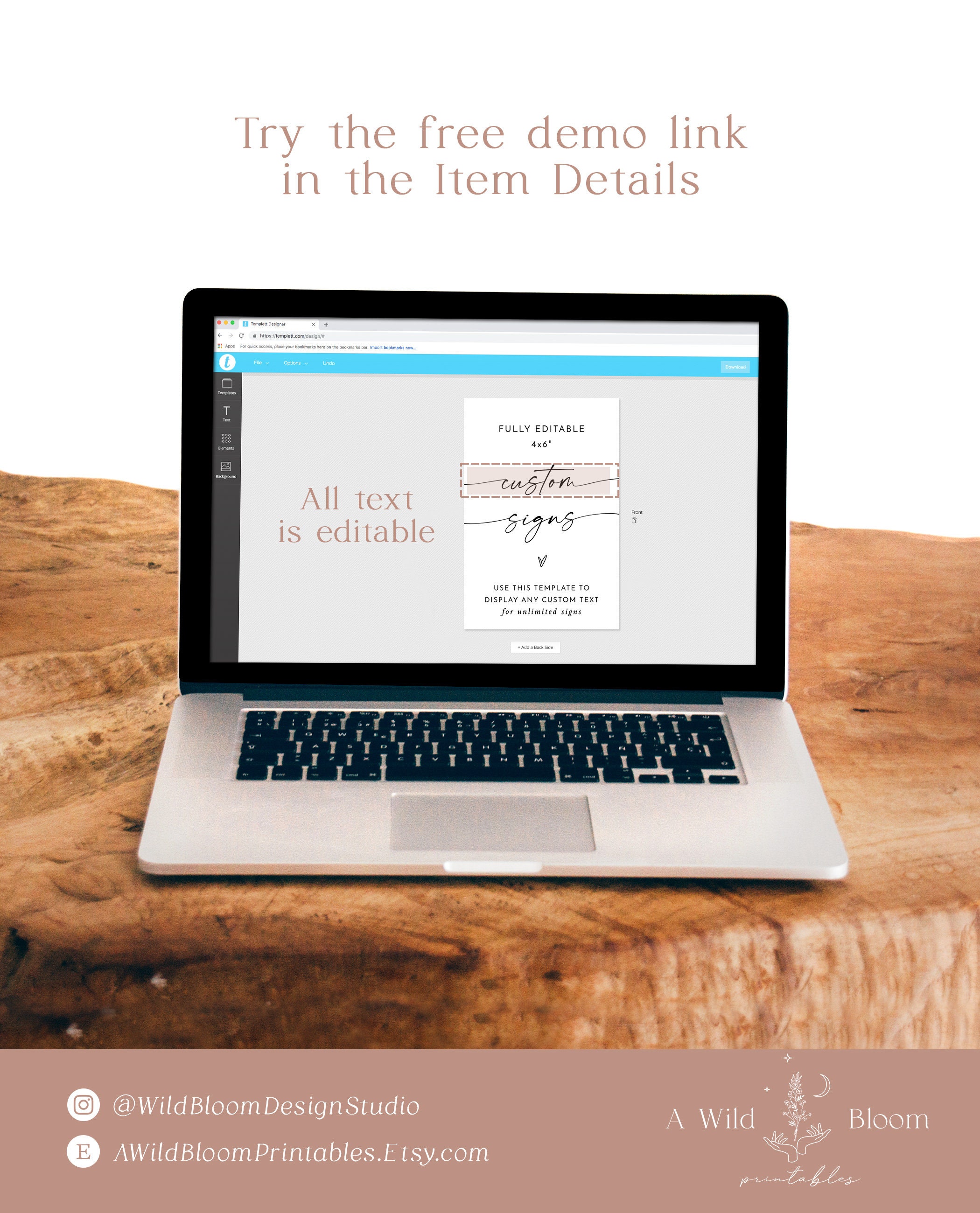 Minimalist Wedding 4x6 Sign Customizable Wedding - Etsy