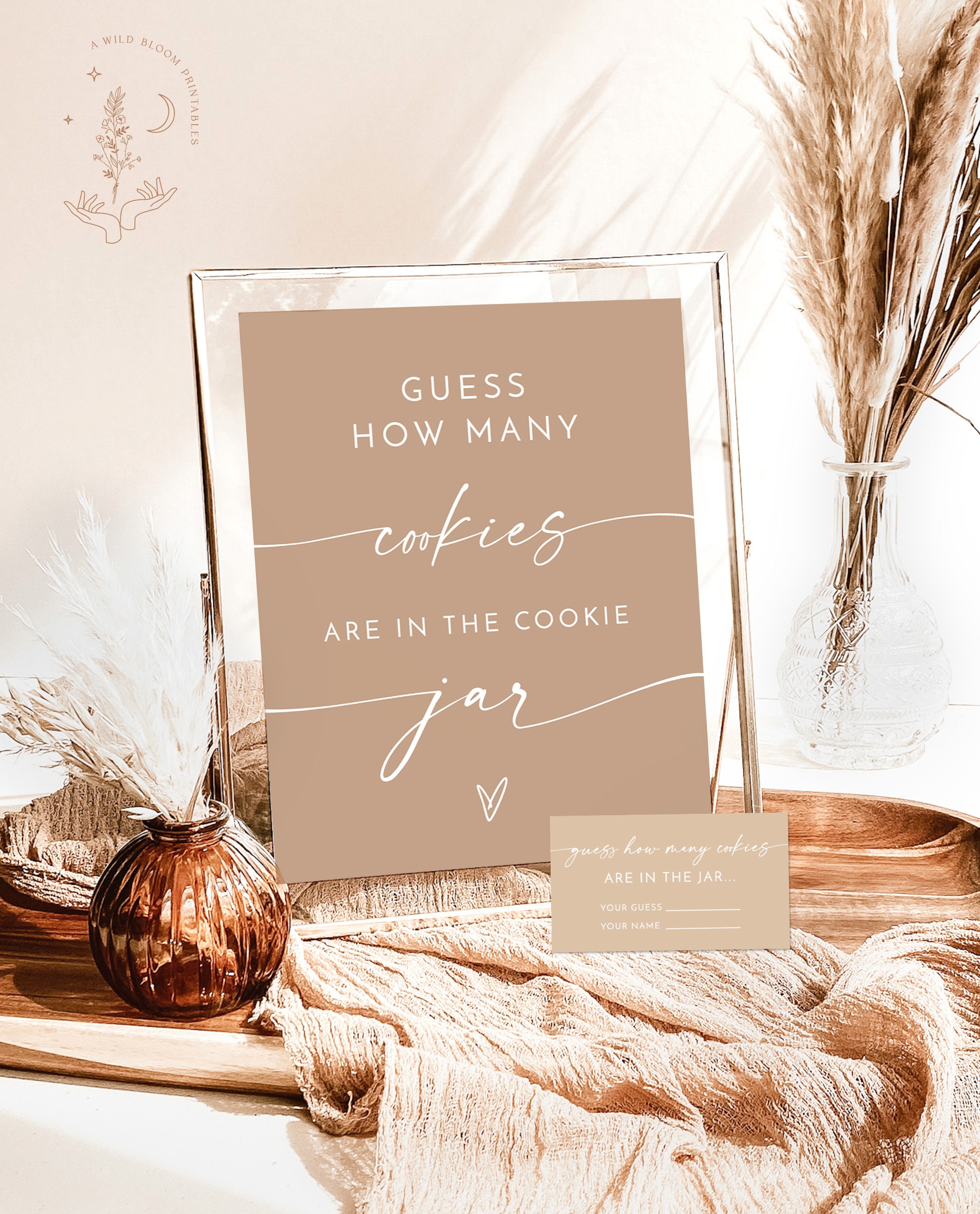 Guess How Many Cookies Are in the Jar Game Gender Neutral - Etsy Australia