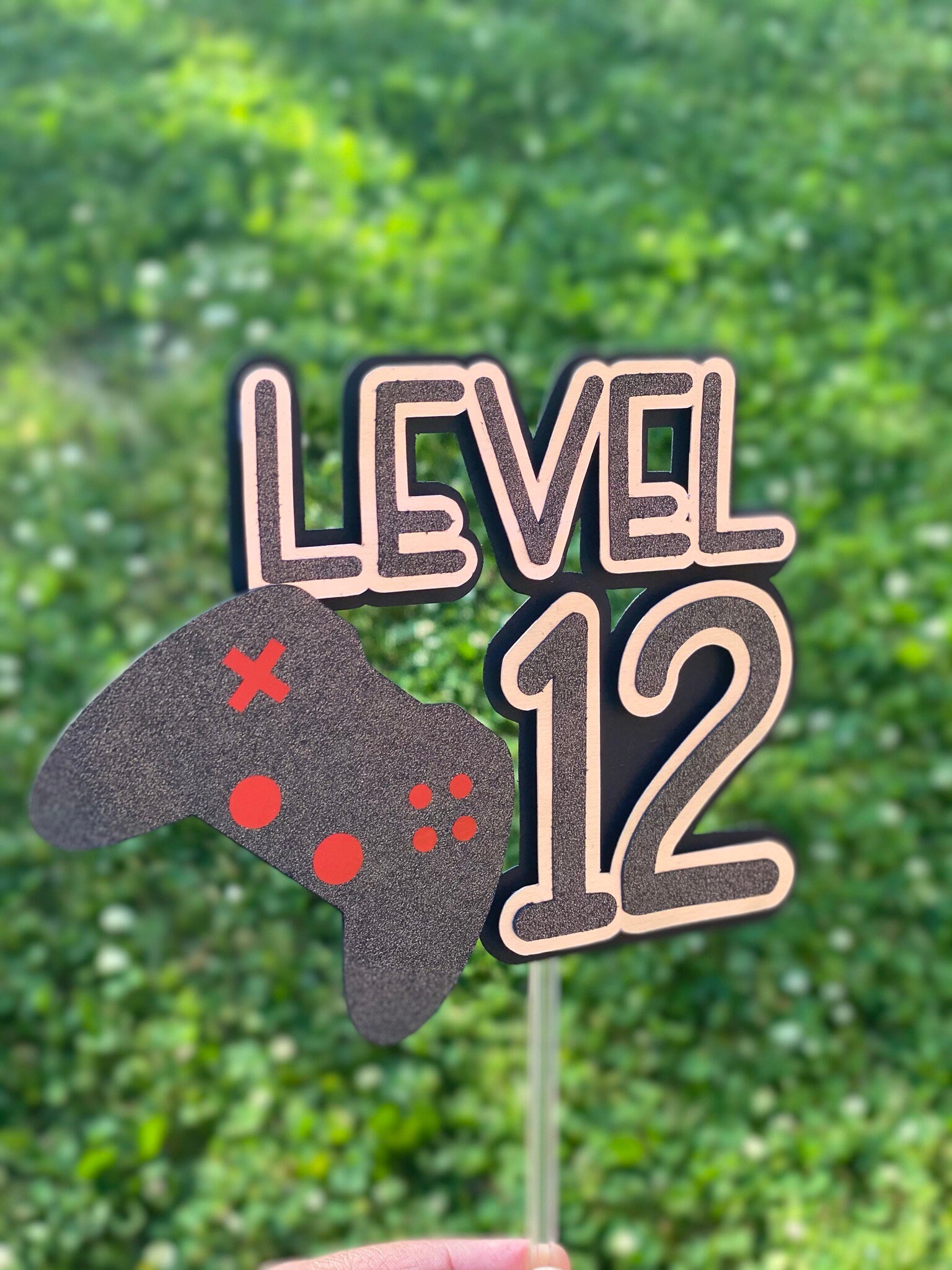 Gamer Cake Topper Gamer Birthday Decor Custom Cake Topper | Etsy