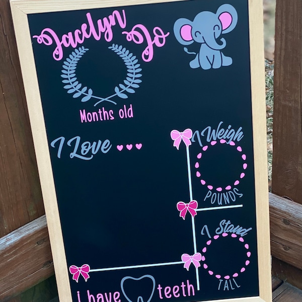 Baby Chalkboard - Etsy