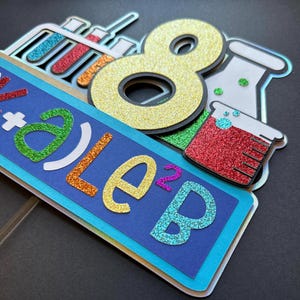 Science Themed Cake Topper | Scientist Party Decor |birthday Cake ...