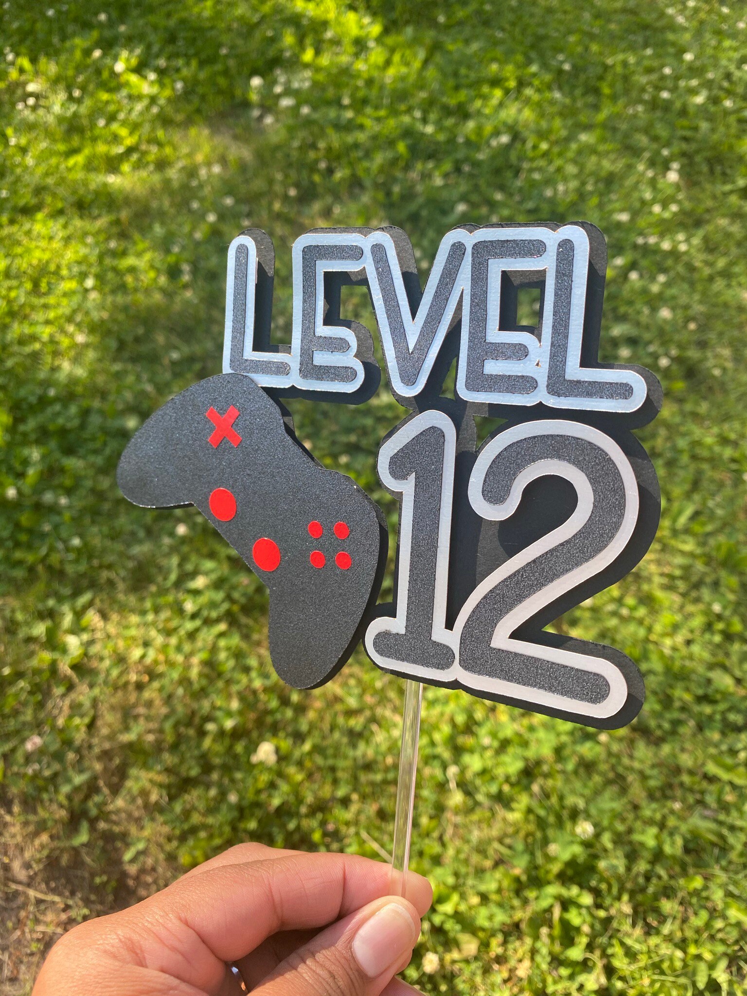 Gamer Cake Topper Gamer Birthday Decor Custom Cake Topper | Etsy