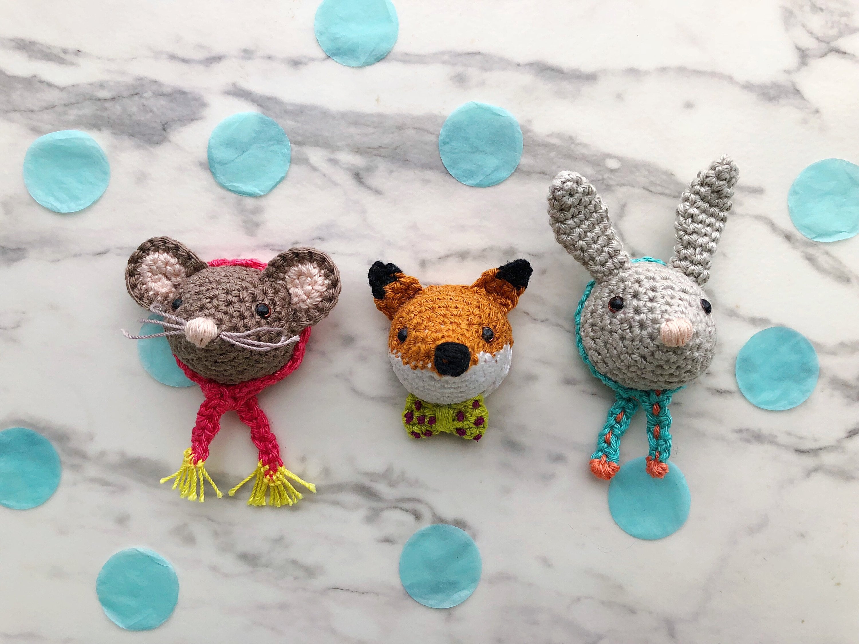 Animal Magnets / Crochet Pattern / 3-patterns-in-1 / PDF | Etsy