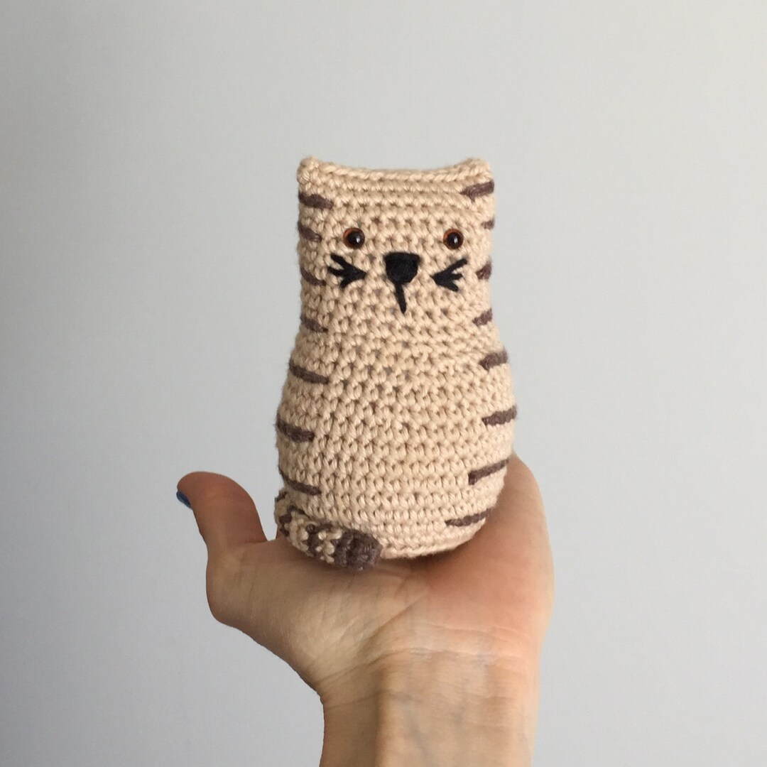 Tubby Tabby Cat Crochet Pattern - Etsy
