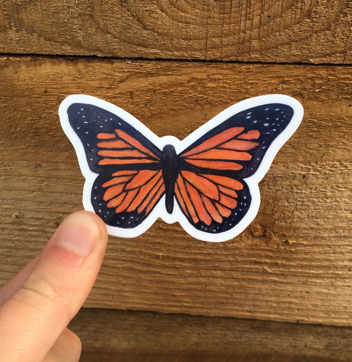 Monarch Butterfly Vinyl Sticker | Etsy