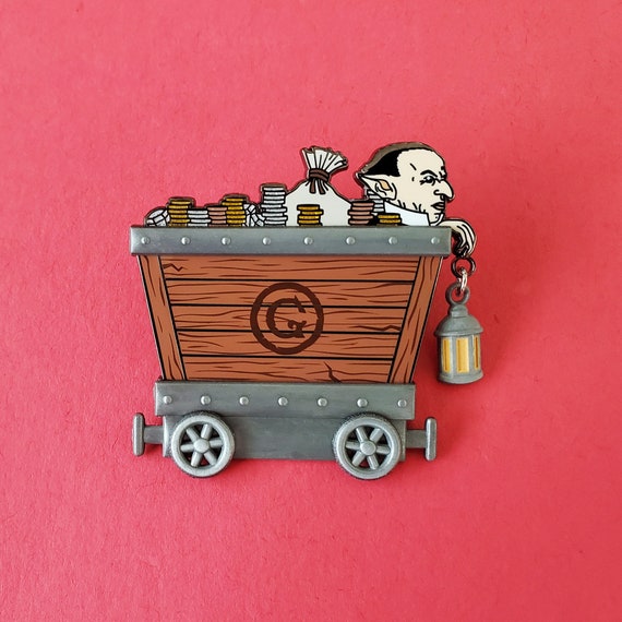 Goblin Cart Enamel Pin - Etsy