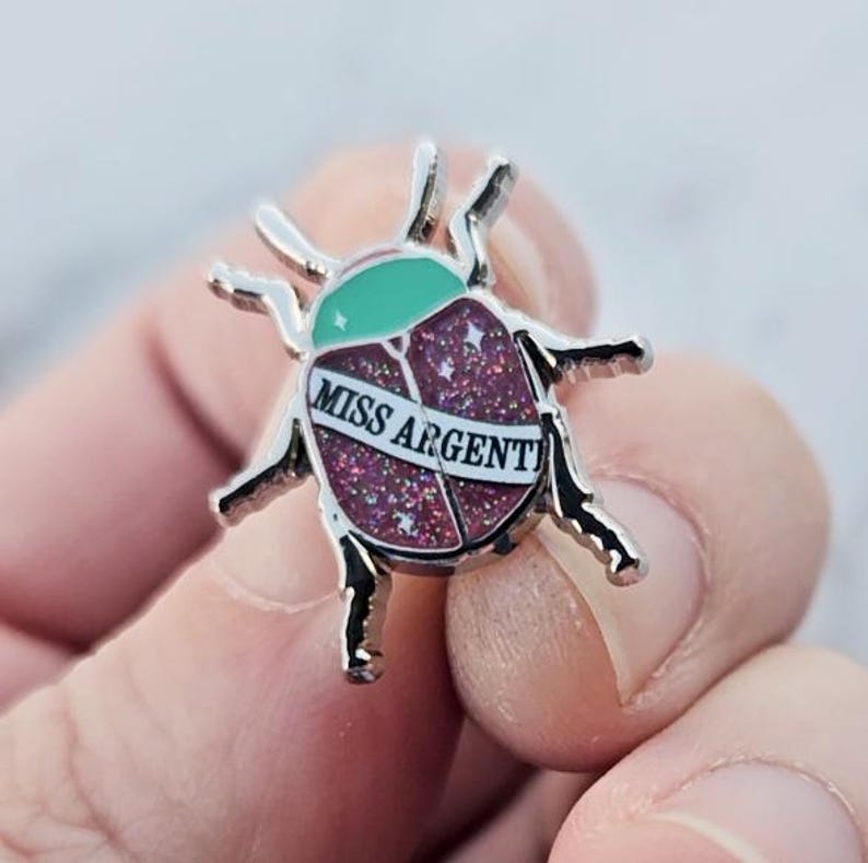 Mini Beetle Enamel Pins - Etsy