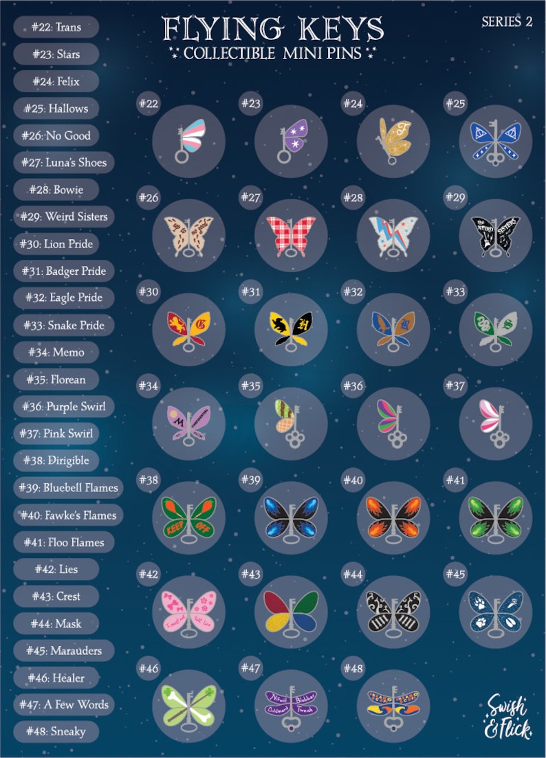 Mini Flying Keys: Series 2 - Etsy