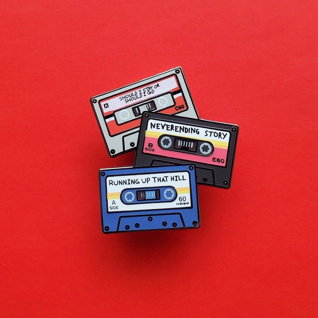 Cassette Tapes Enamel Pin - Etsy