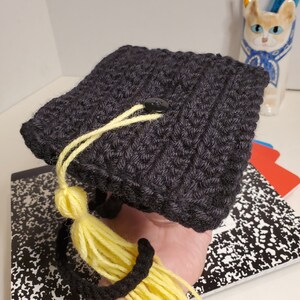 Crochet Graduation Cap, Grad Cap for Pets, Obedience School Graduation ...