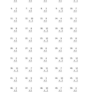 Multiplication and Division Worksheet 192 Practice Sheets - Etsy Canada