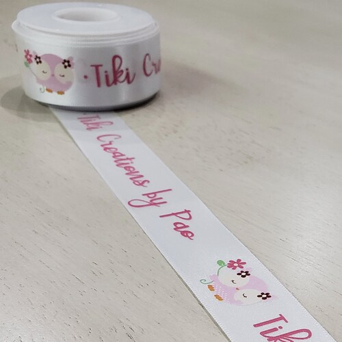 Custom Printed Cotton Ribbon Personalized Cotton Tape - Etsy