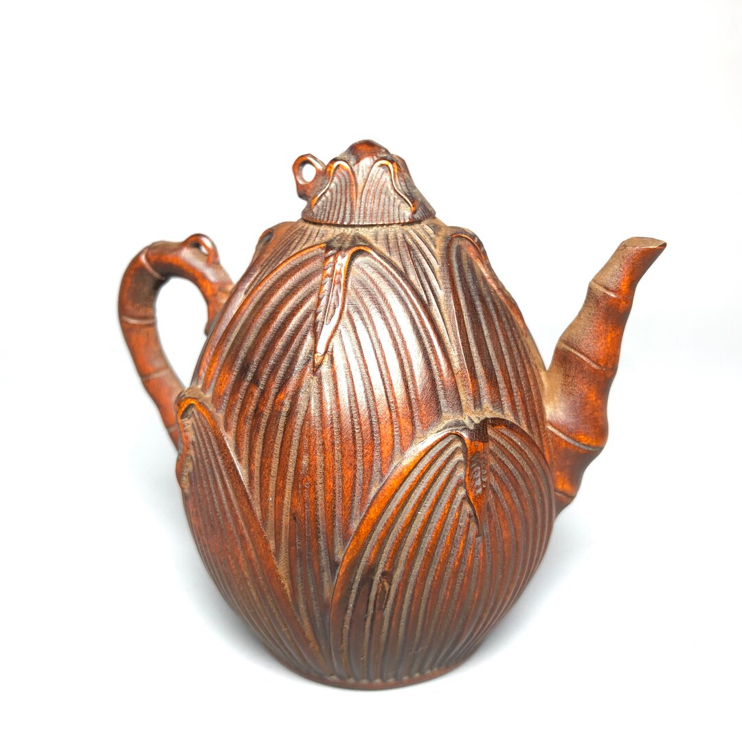 Top Collection Boxwood Teapot Statue - Etsy