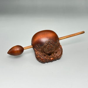Boxwood Carved Dragon Muyu, Taoism and Buddhism Musical Instrument ...