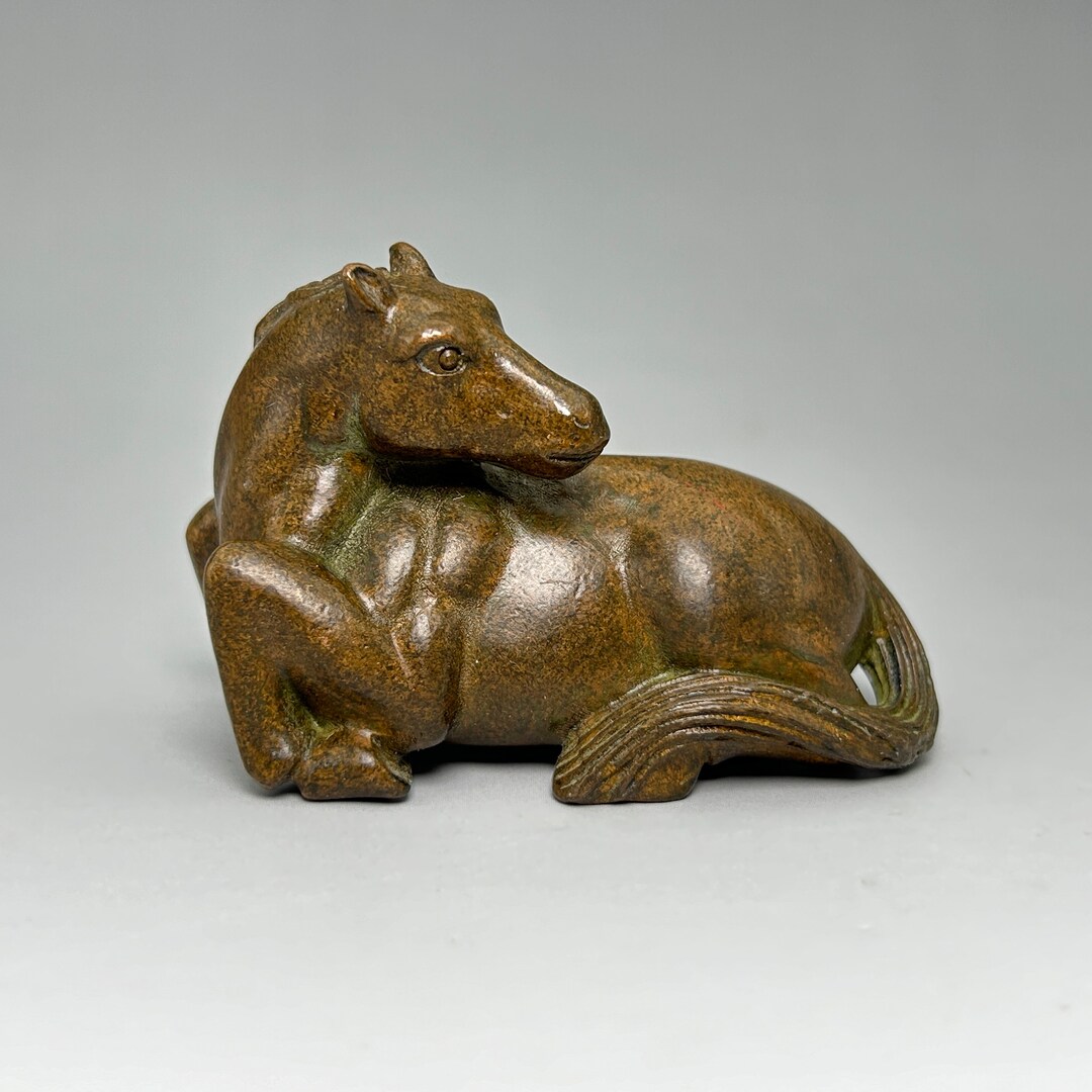 Vintage Copper Horse Statue,classical Style Copper Horse Sculpture,home ...