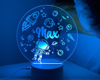 Space Theme Lamp | Etsy
