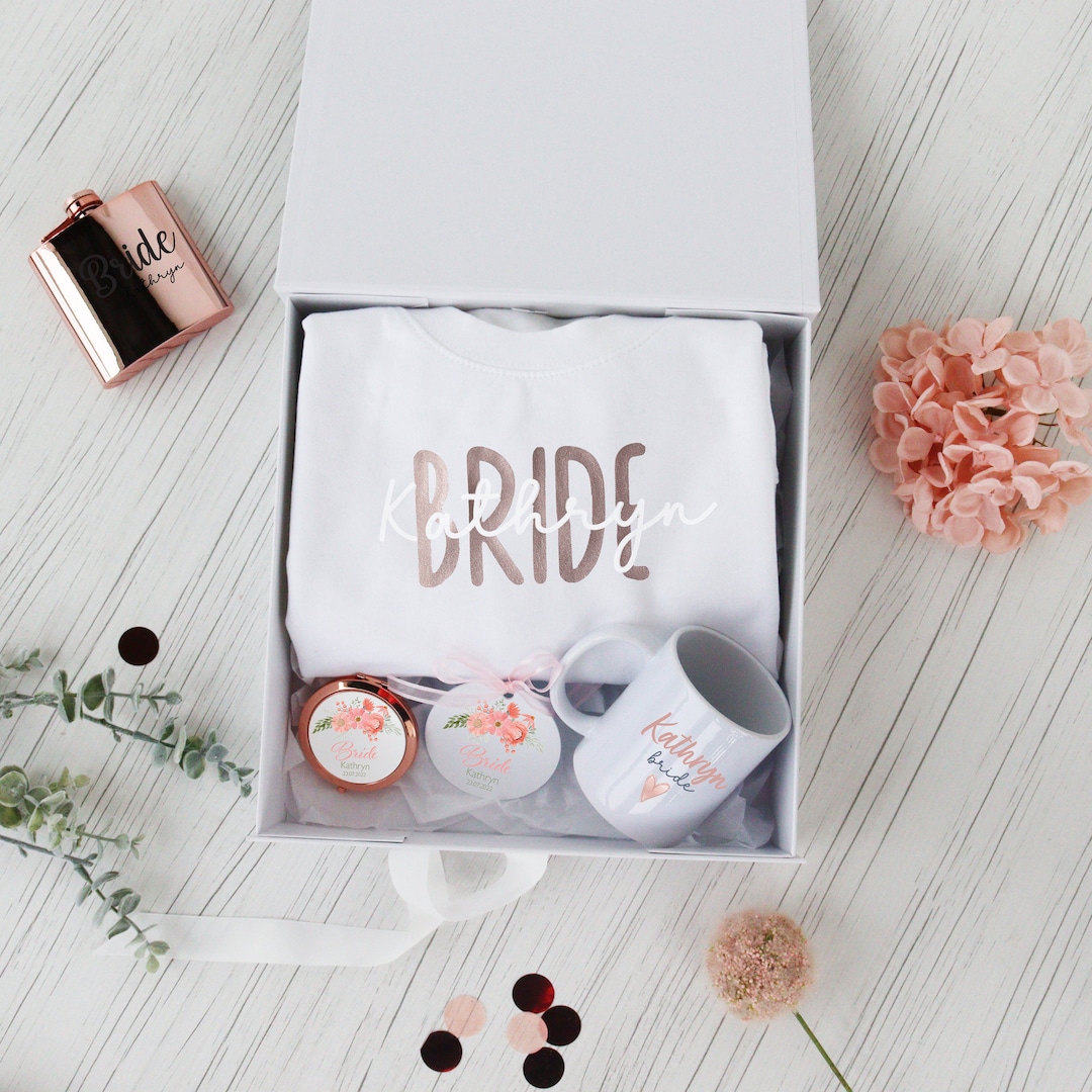 Personalised Bride Luxury Gift Box | Brides Gift | Personalised Bride ...